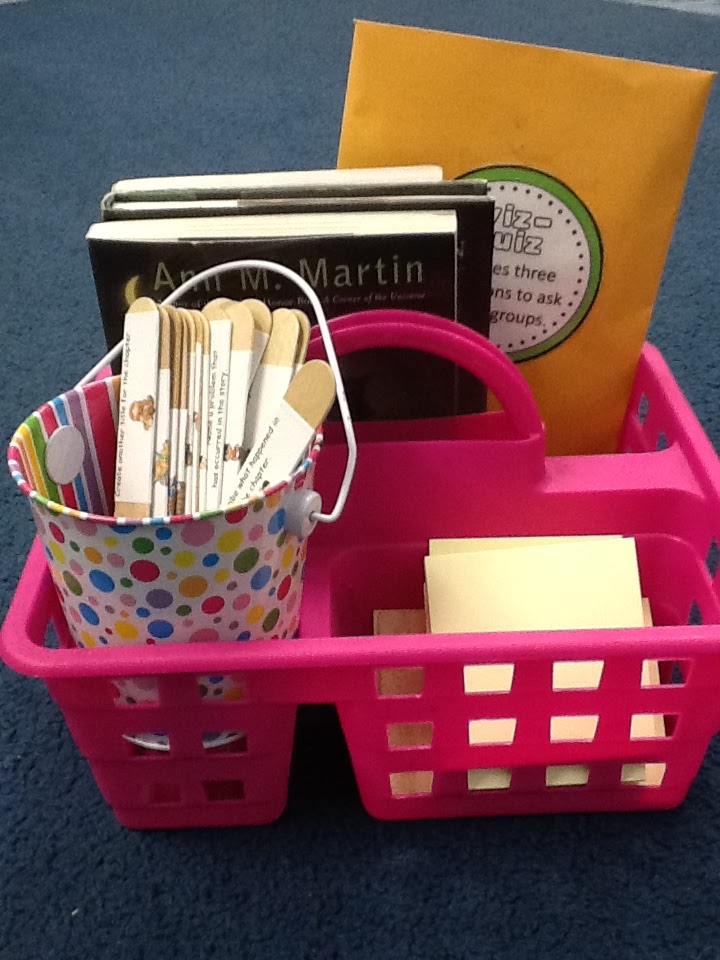 Chasing Checkereds With Cannon: Guided Reading- Question Sticks